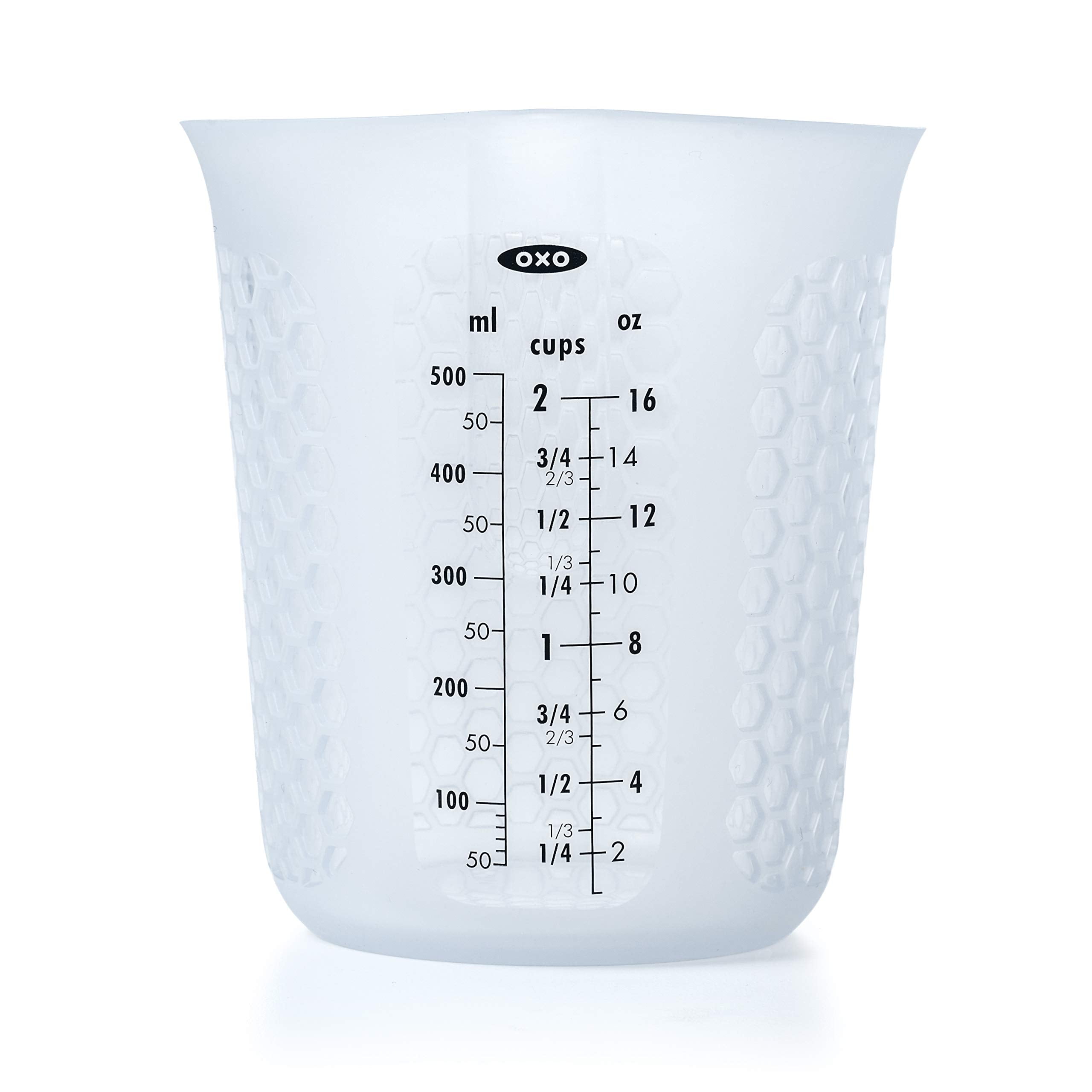 OXO Good Grips 2-Cup Squeeze & Pour Silicone Measuring Cup with Stay ...