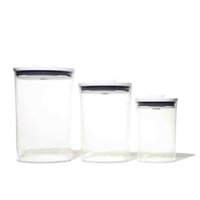 OXO Good Grips 3 Piece POP Airtight Nested Round Container Value Set ...