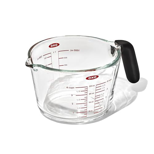 OXO Good Grips Glass Measuring Cup - Borosilicate Glass - 4 Cup ...