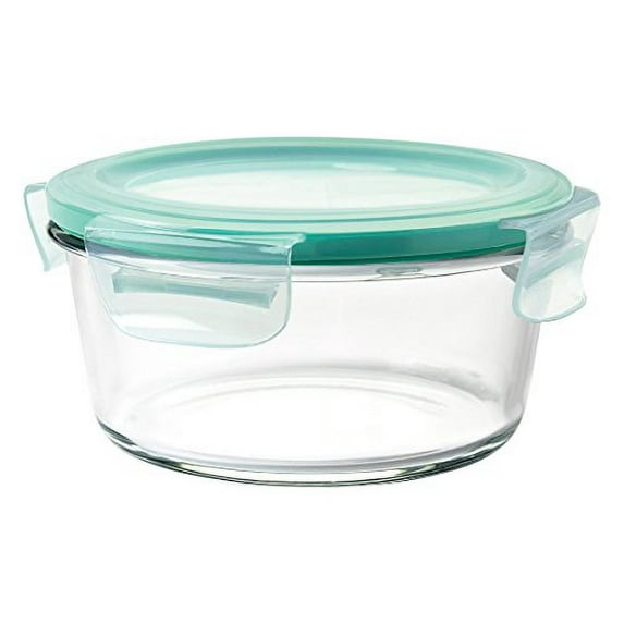 OXO Good Grips 4 Cup Smart Seal Leakproof Glass Round Airtight Food ...