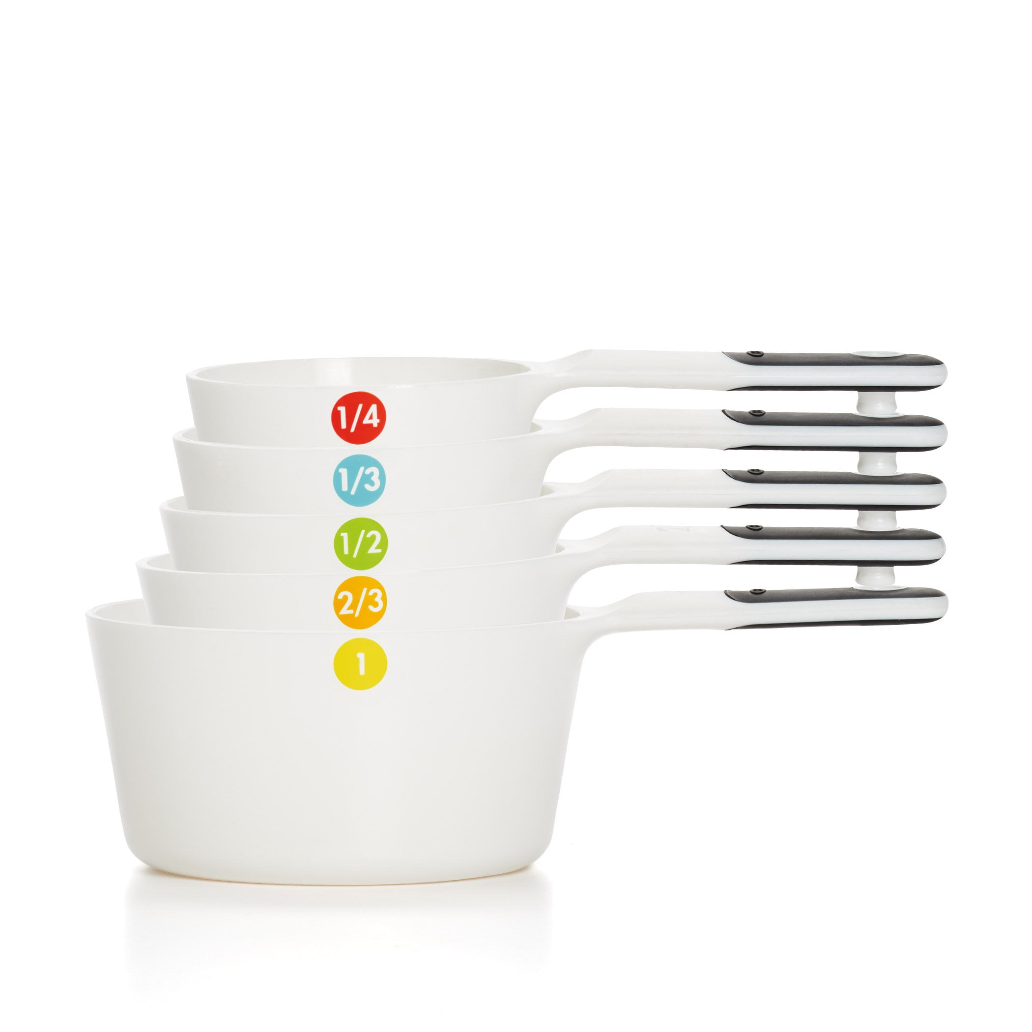 OXO Good Grips 6-Piece Plastic Measuring Cups- White - Walmart.com