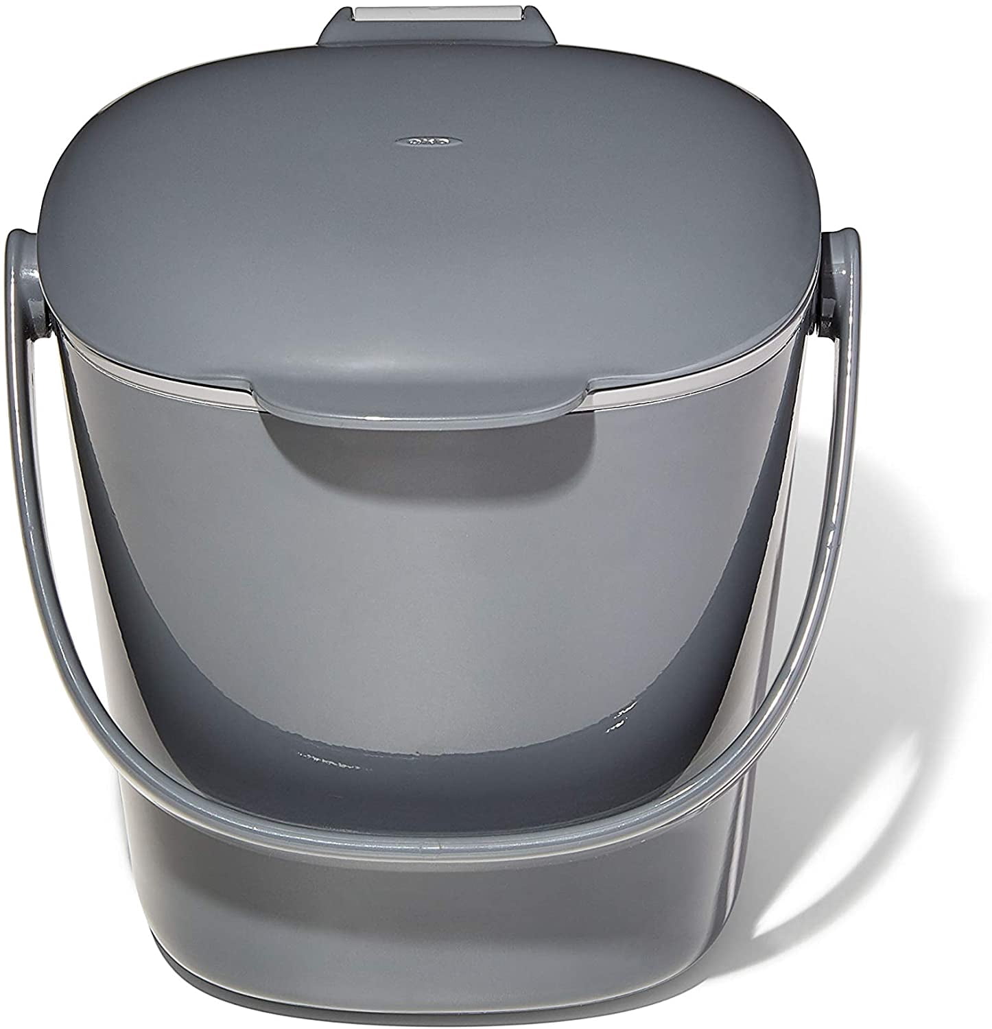 OXO Good Grips Easy-Clean Compost Bin, Charcoal - 0.75 GAL - Walmart.com