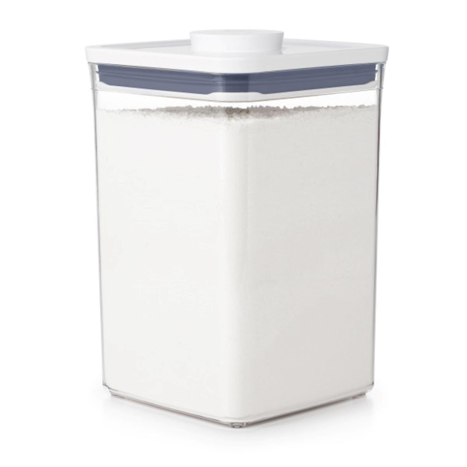 OXO POP Container Food Storage Jar - Airtight, Square, 4.4 Qt, Clear ...
