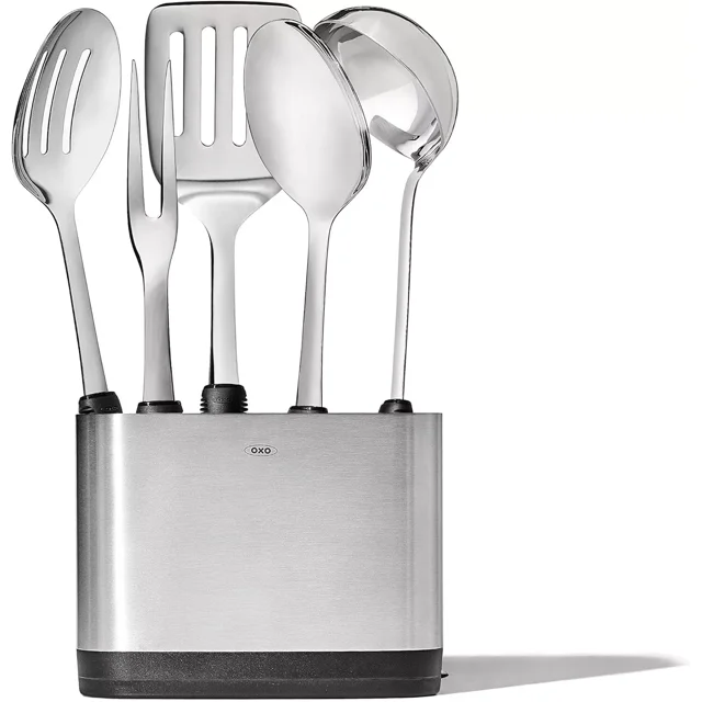 OXO Good Grips Stainless Steel Prep & Serve Kitchen Tool 6pc Set - NEW ...