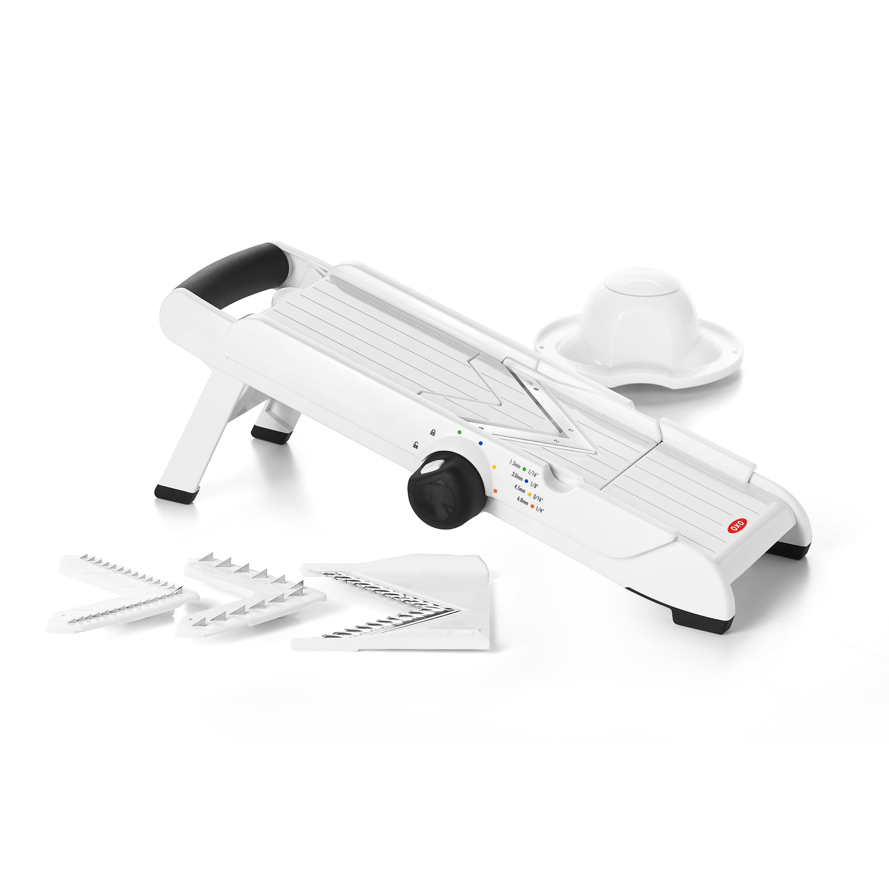 OXO Softworks Versatile V-Blade Mandoline Slicer with Interchangeable ...
