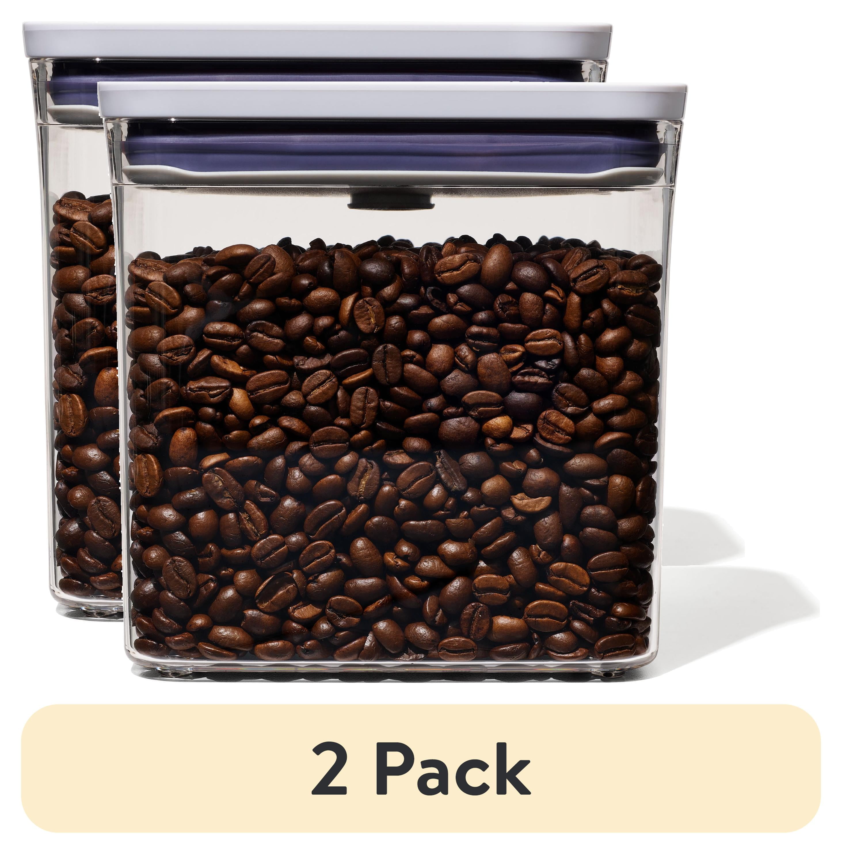 (2 pack) OXO Softworks POP Container - Rectangle Short 1.7 Qt - Walmart.com