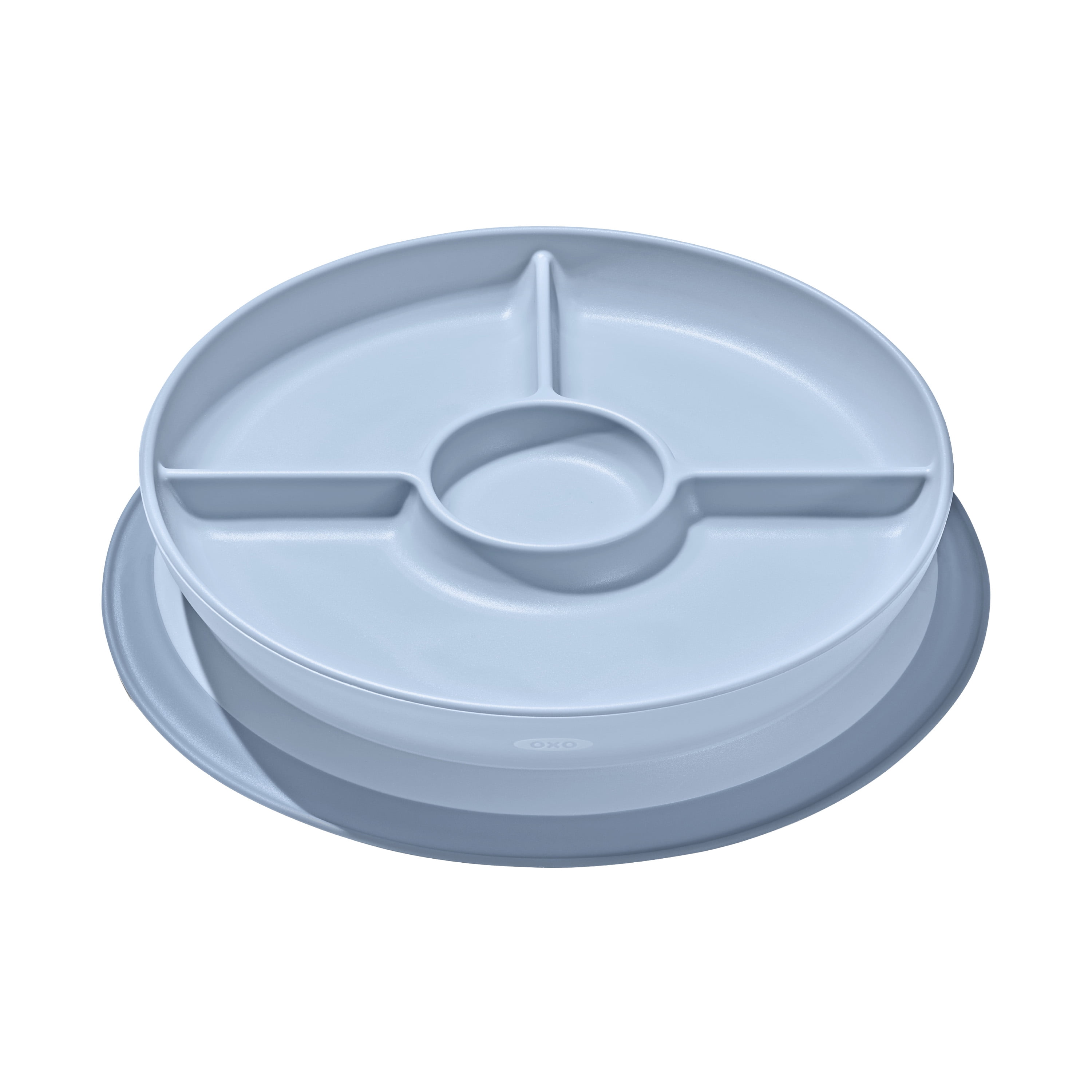 OXO Tot Baby and Toddler Stick and Stay Suction Divided Plate for 6 ...