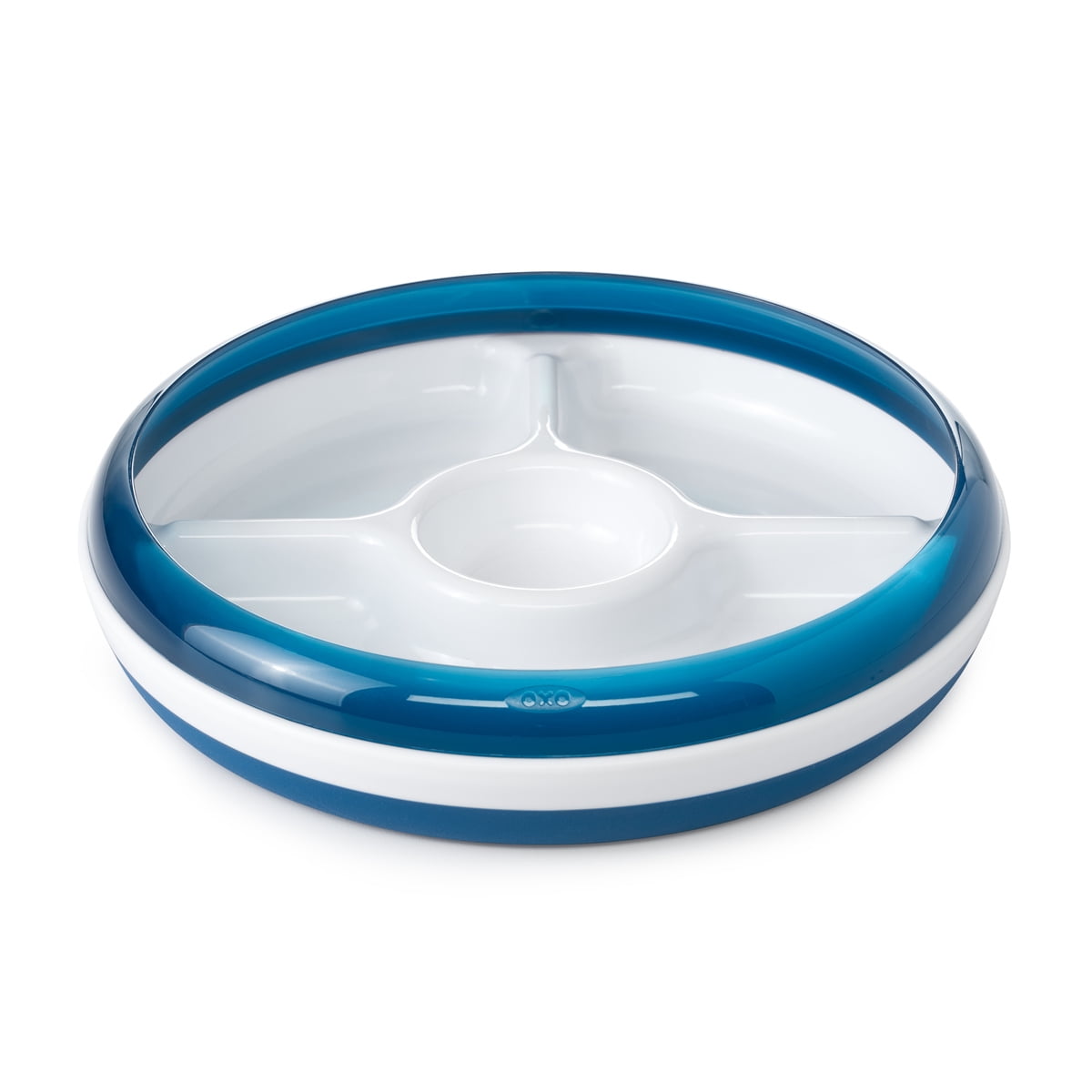 OXO Tot Divided Plate With Removable Ring, Navy - Walmart.com