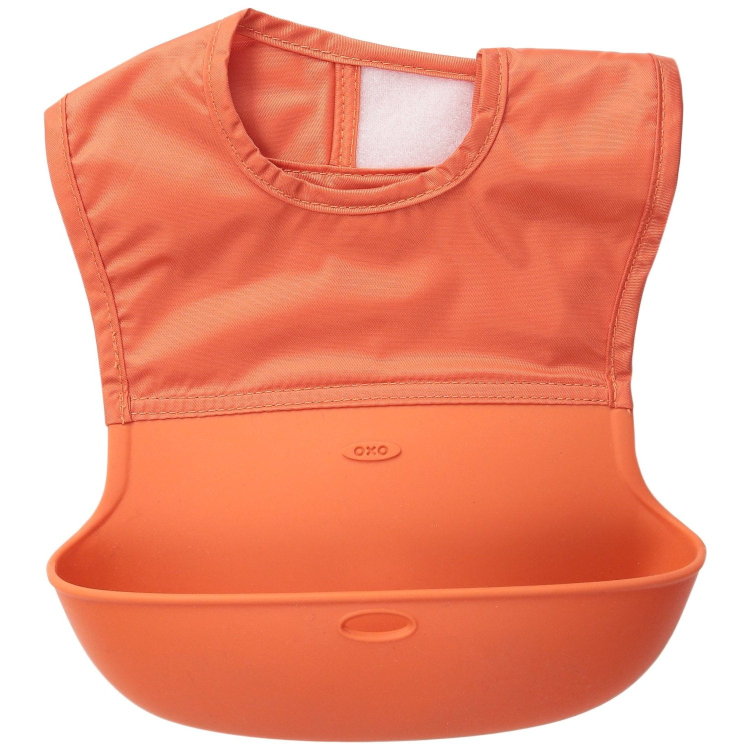 OXO Tot Roll Up Bib - Orange - Walmart.com