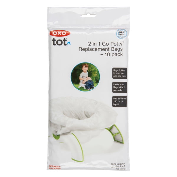 OXO Tot Go Potty Replacement Bags - 10 Pack - Walmart Business Supplies