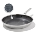 OXO Trident 12" Hybrid Non-Stick Stainless Steel Fry Pan, Toxin-Free ...