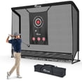 OXYGIE 10x7.5FT Golf Practice Hitting Net for Backyard Driving with ...