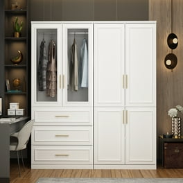 Wood wardrobe closet walmart store