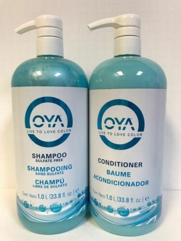 Oya Moisturizing Sulfate-Free Shampoo and Conditioner Set - Liter Duo 33.8oz - Walmart.com