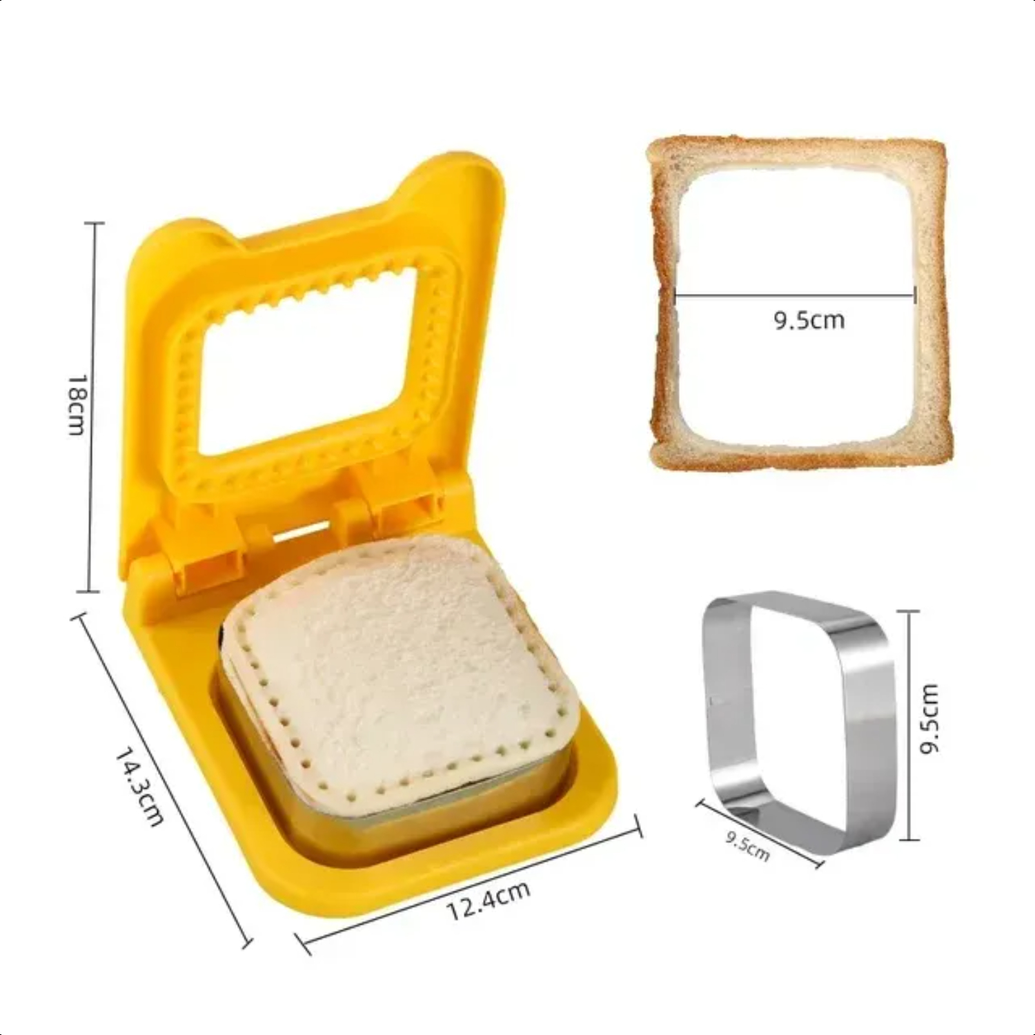 OYDWEI Convenient and versatile DIY sandwich mold cutter - Creative and ...