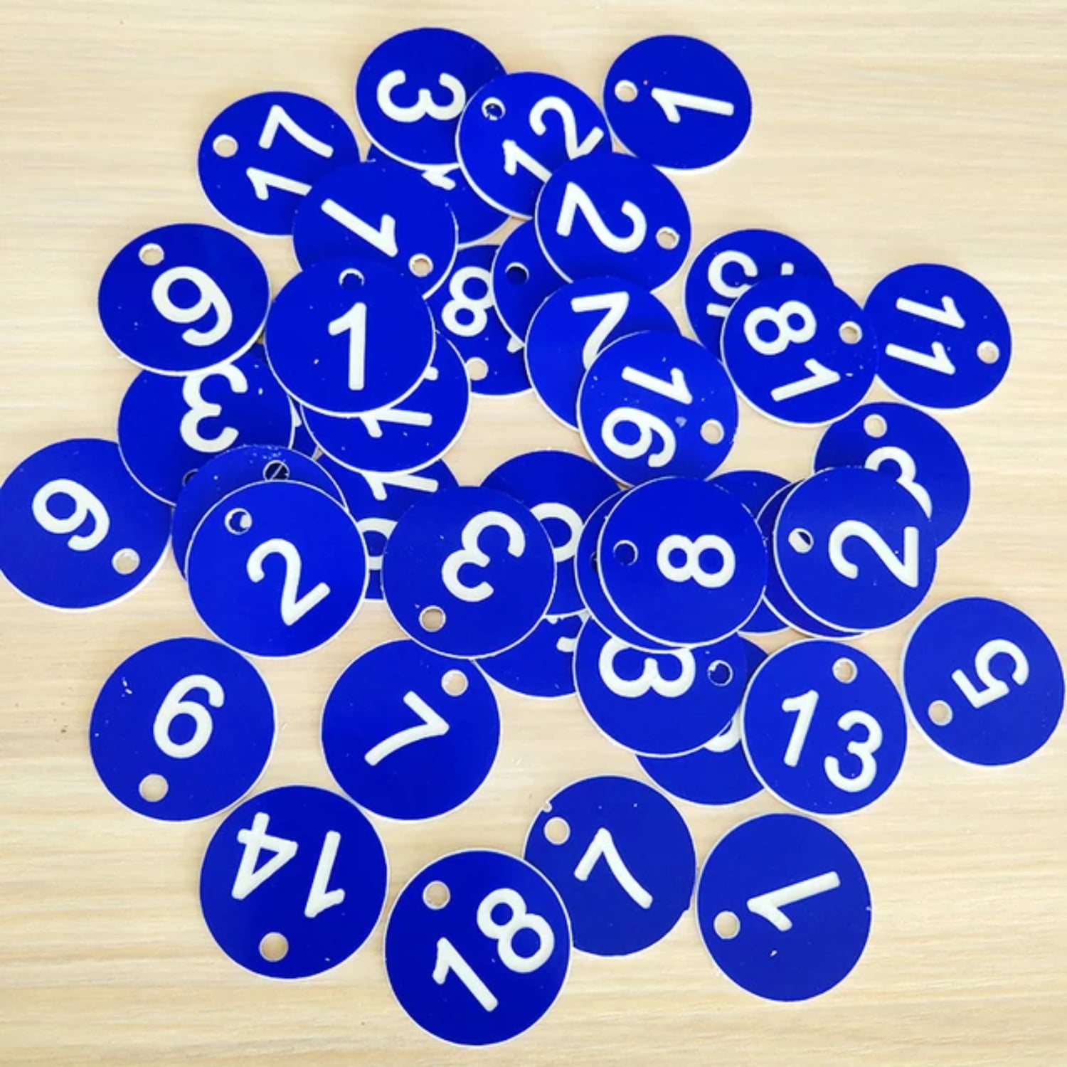 OYDWEI Multi-purpose Round Numbered Beehive Tag for Farm Livestock and ...