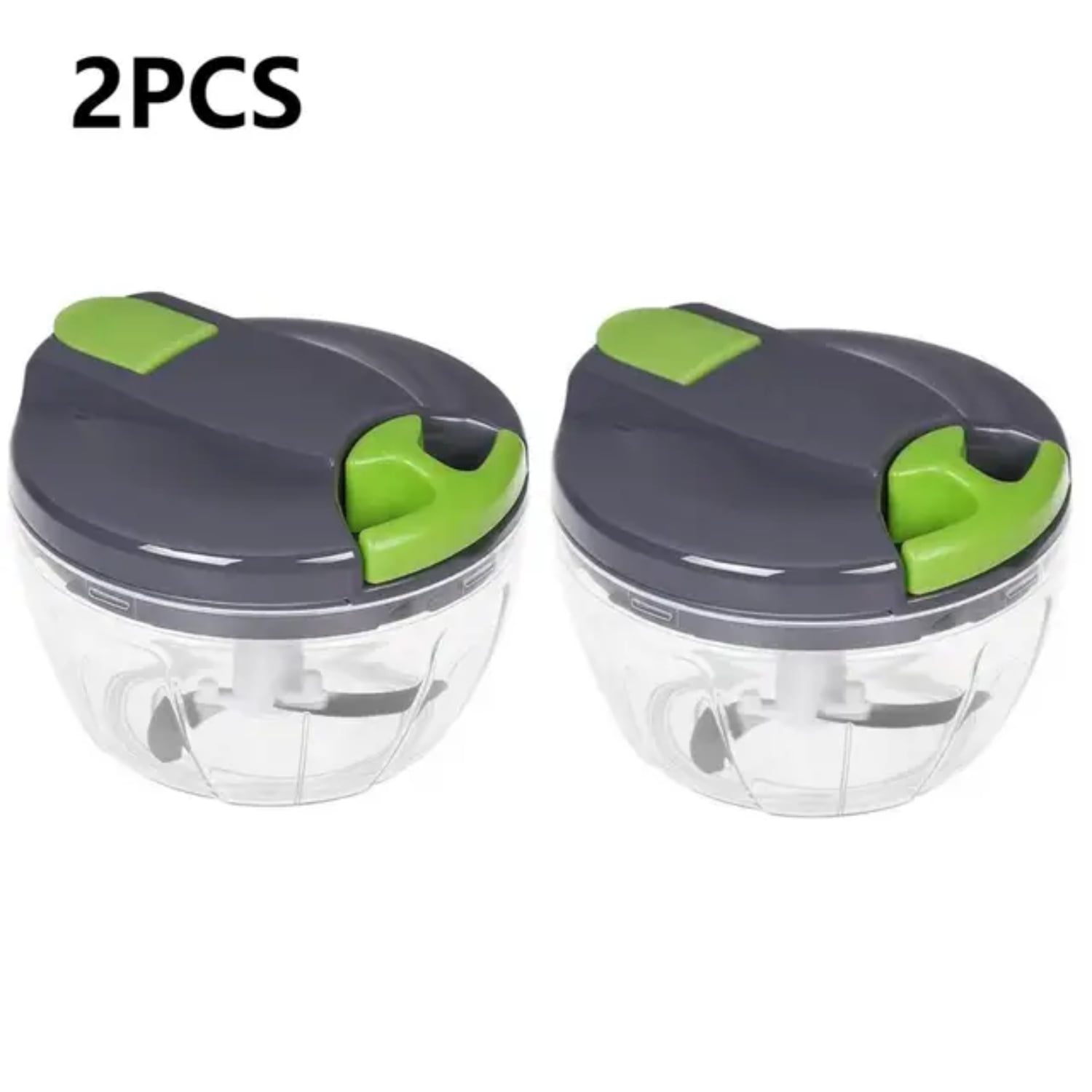 OYDWEI Portable Manual 520ml Food Processor - Convenient Hand Pull ...