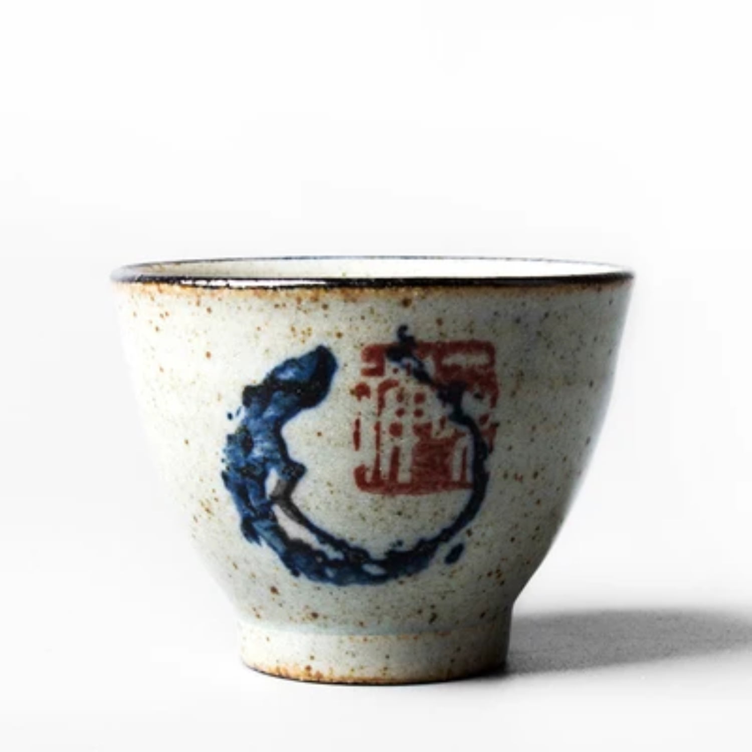 OYDWEI Vintage Chinese Style Set of 6 Antique Pottery Tea Cups for Wine ...