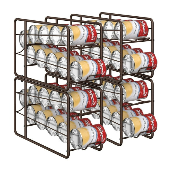 Stackable Can Dispensers and Refrigerator Organizers for Home Storage