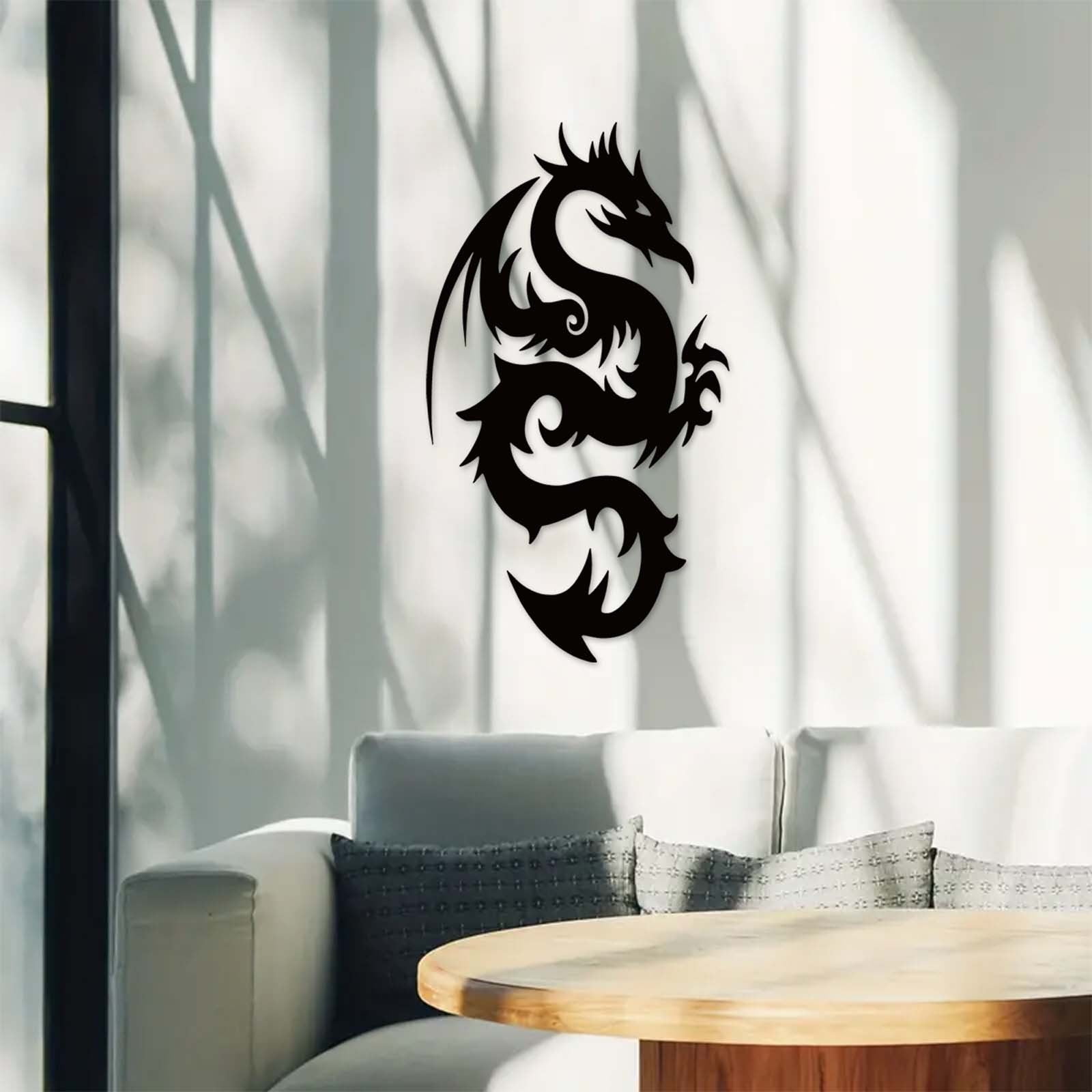OYIGU Dragon Metal Wall Art Dragon Home Decor Dragon Lover Gift Modern ...