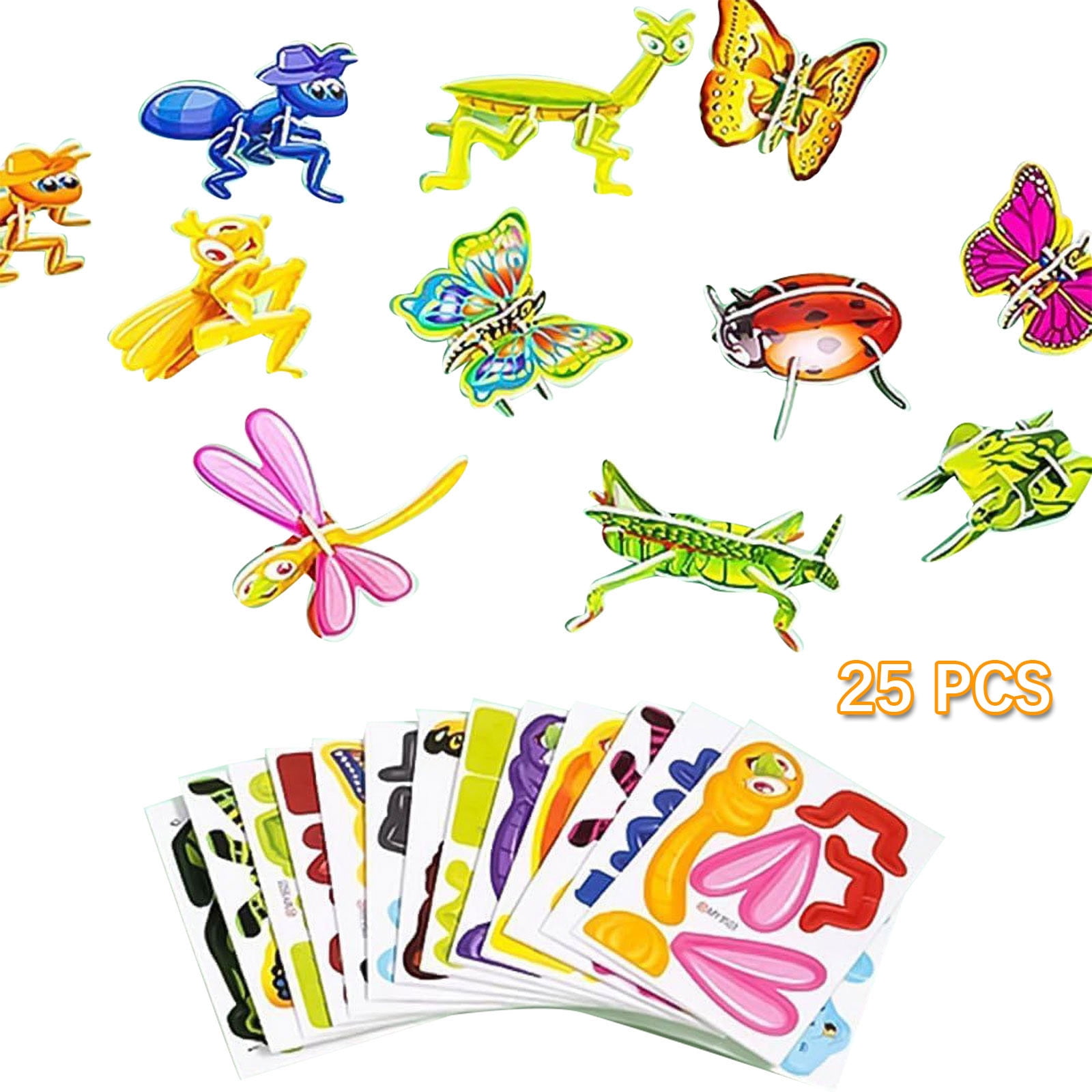 OYIGU Educational 3D Cartoon Puzzle, 3D Puzzles for Kids, 3D Cartoon ...