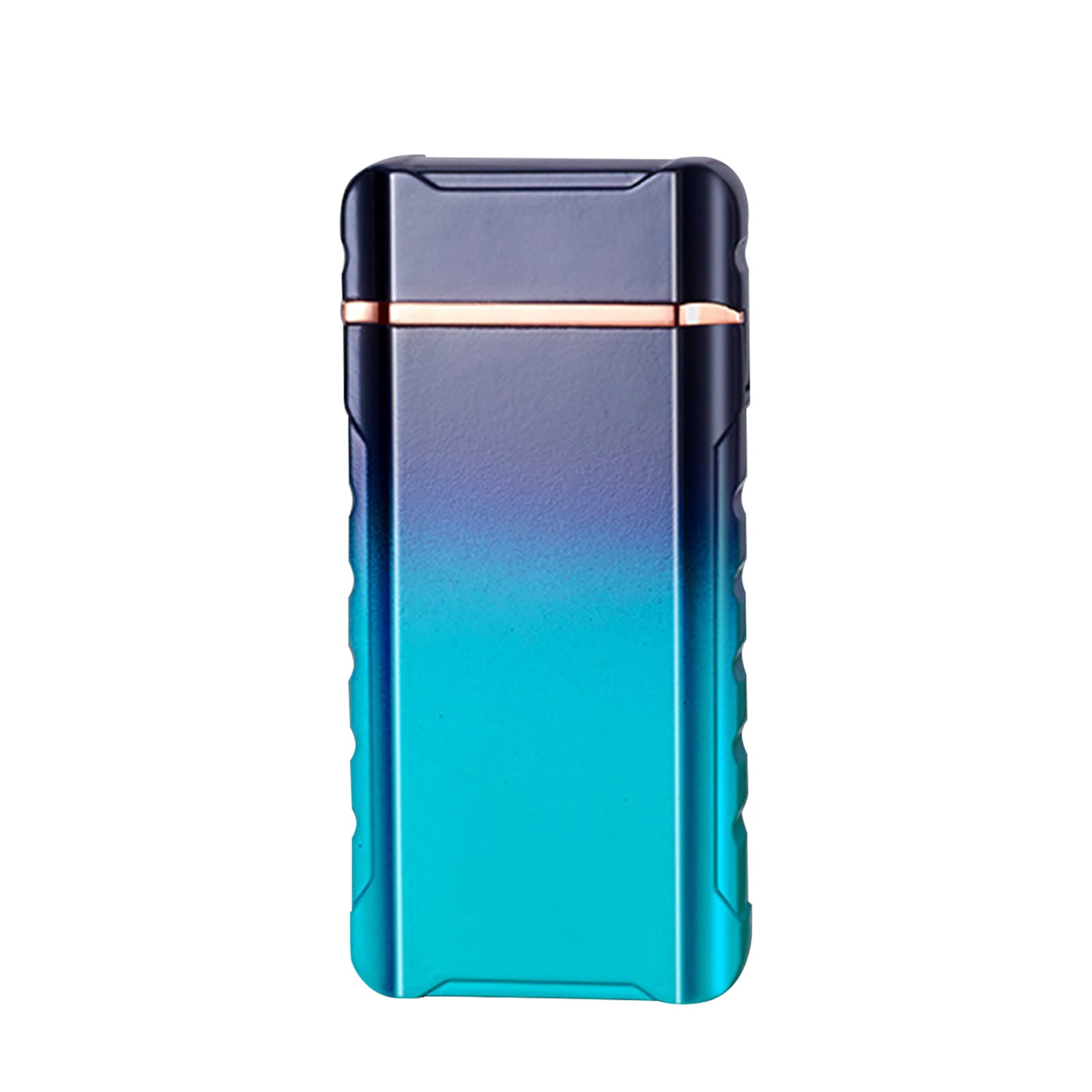 OYIGU Flame Lighter With LED Blue Light Visible Tank Windproof Gas ...