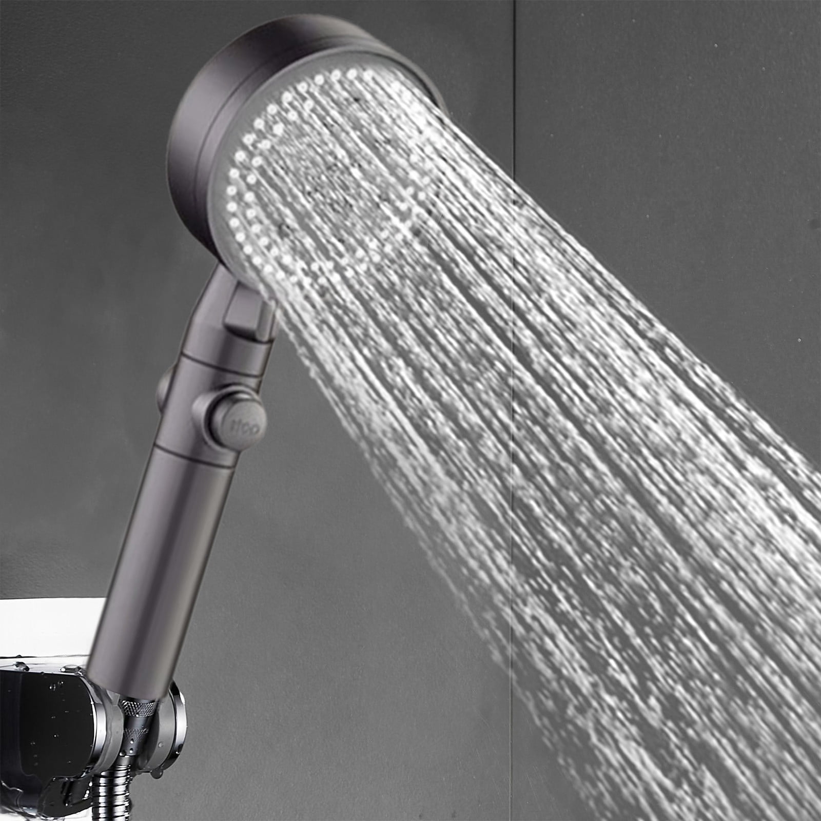 OYIGU High Pressure Handheld Showerhead, 8 Spray Modes, Hard Water High ...