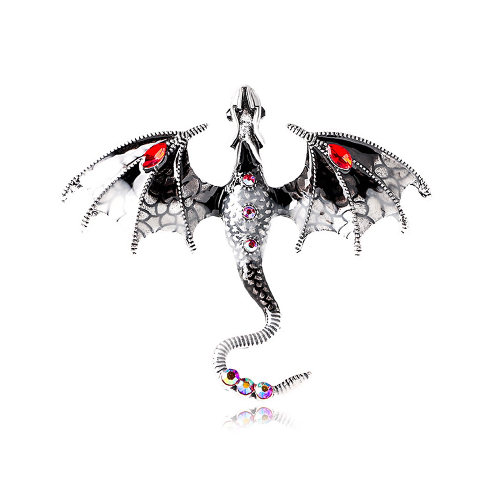 OYIGU Retro Oil Dripping Dragon Style Brooch Personalized Coat ...