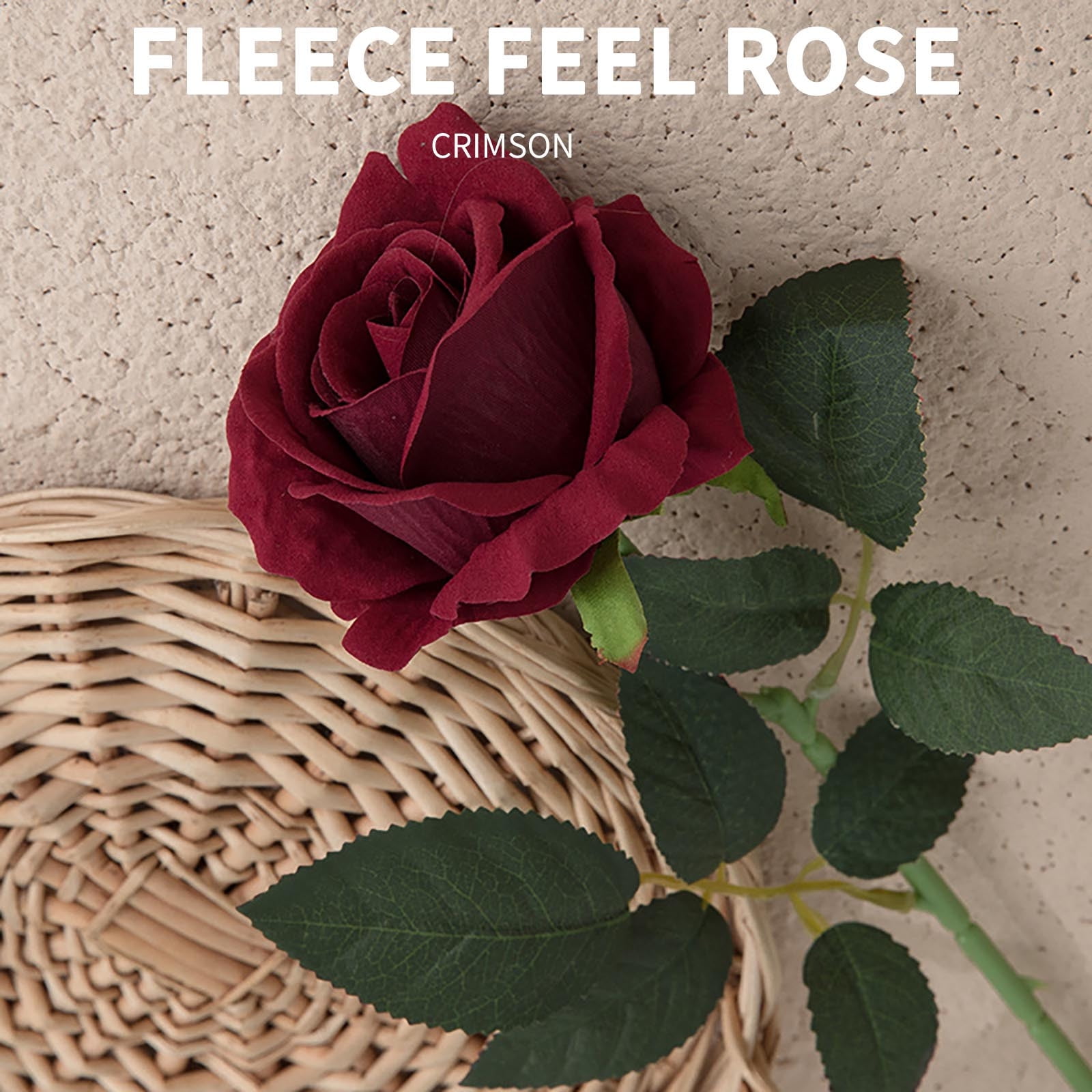 OYIGU Wind Velvet Rose Simulation Flower Wedding Plant Bonsai ...