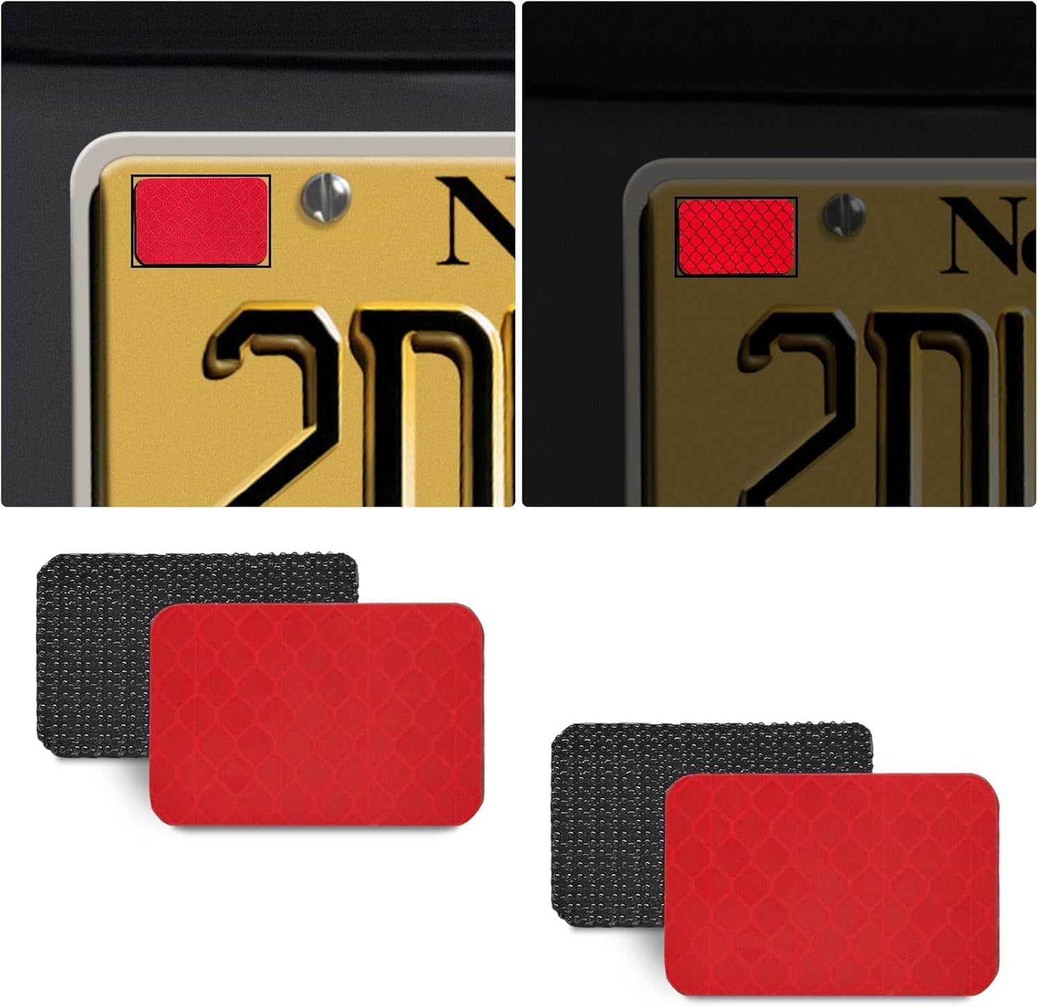 2 Pack New Jersey GDL License Plate Reflective Stickers, New Drivers ...