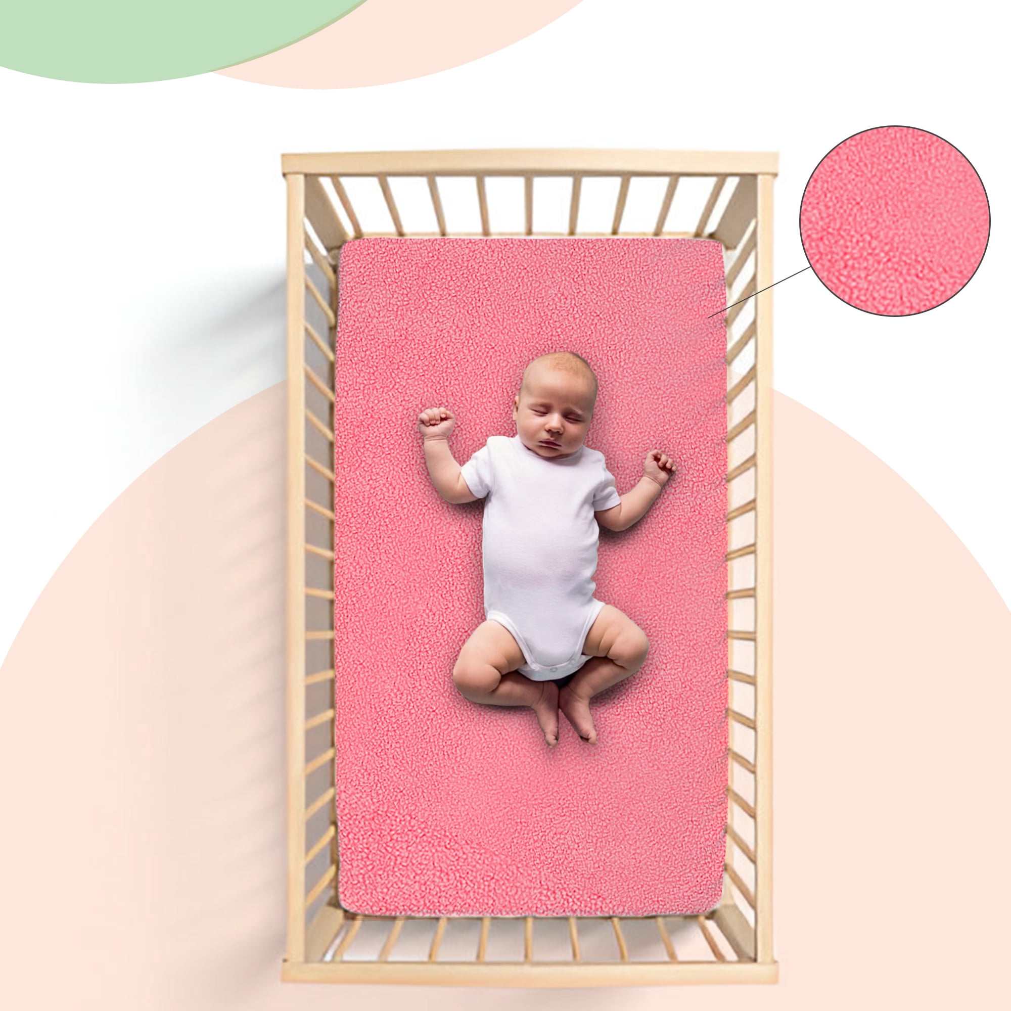 OYO BABY Waterproof Baby Underpads – Reusable, Washable Absorbent Crib ...