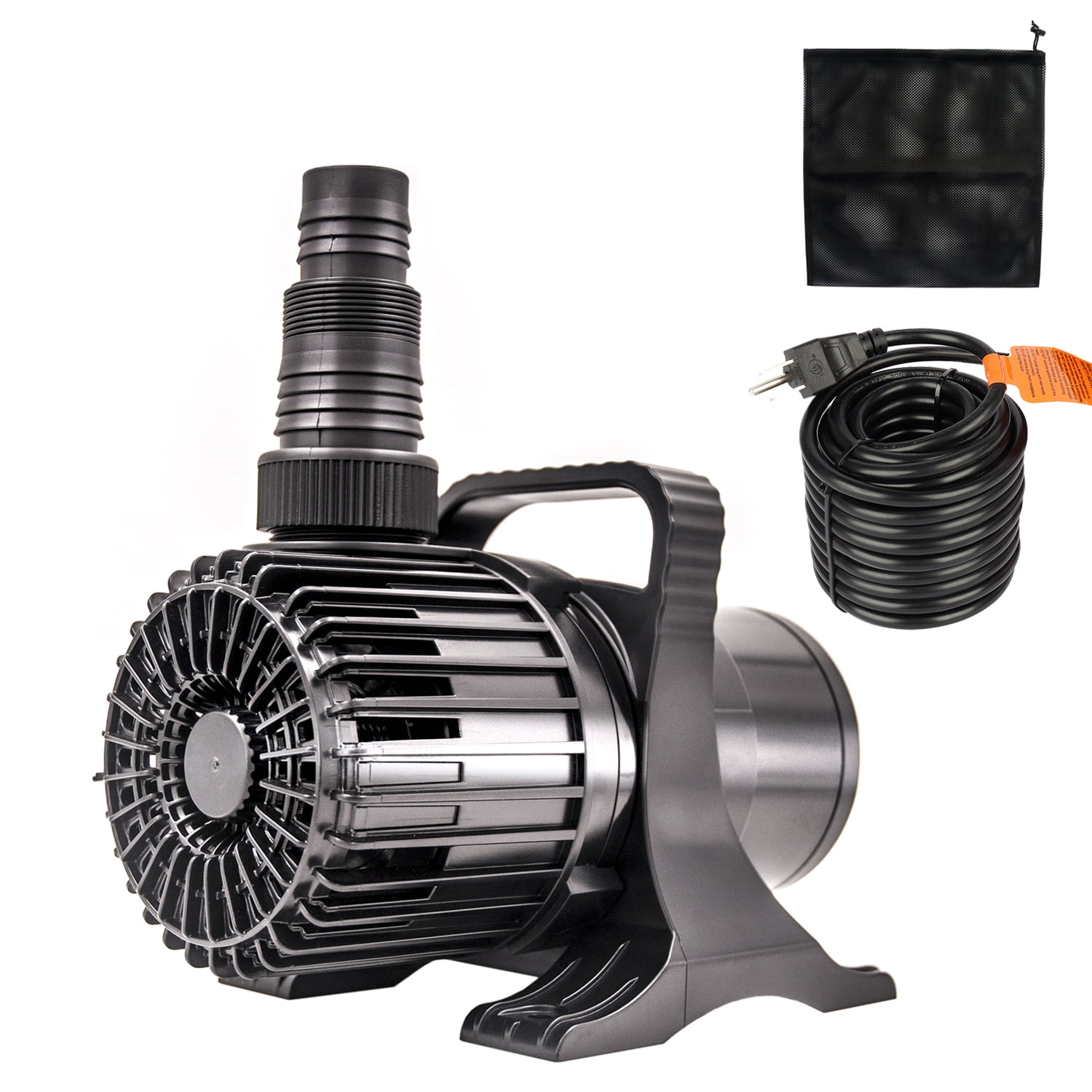 OYO WATER 6900 GPH Submersible Pond Pump with Barrier Bag, 32.8 ft Long ...