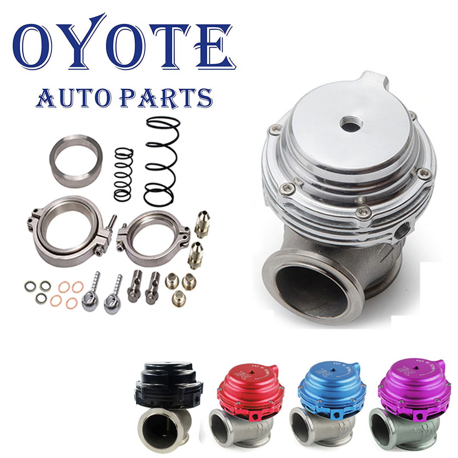 OYOTE 44mm Water Cooler External Wastegate w/ V-Band Flanges (Contains ...