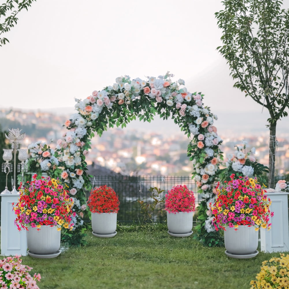 OYang 1.97FT Artificial Trees With Ground Spike , 2PCS Weather ...