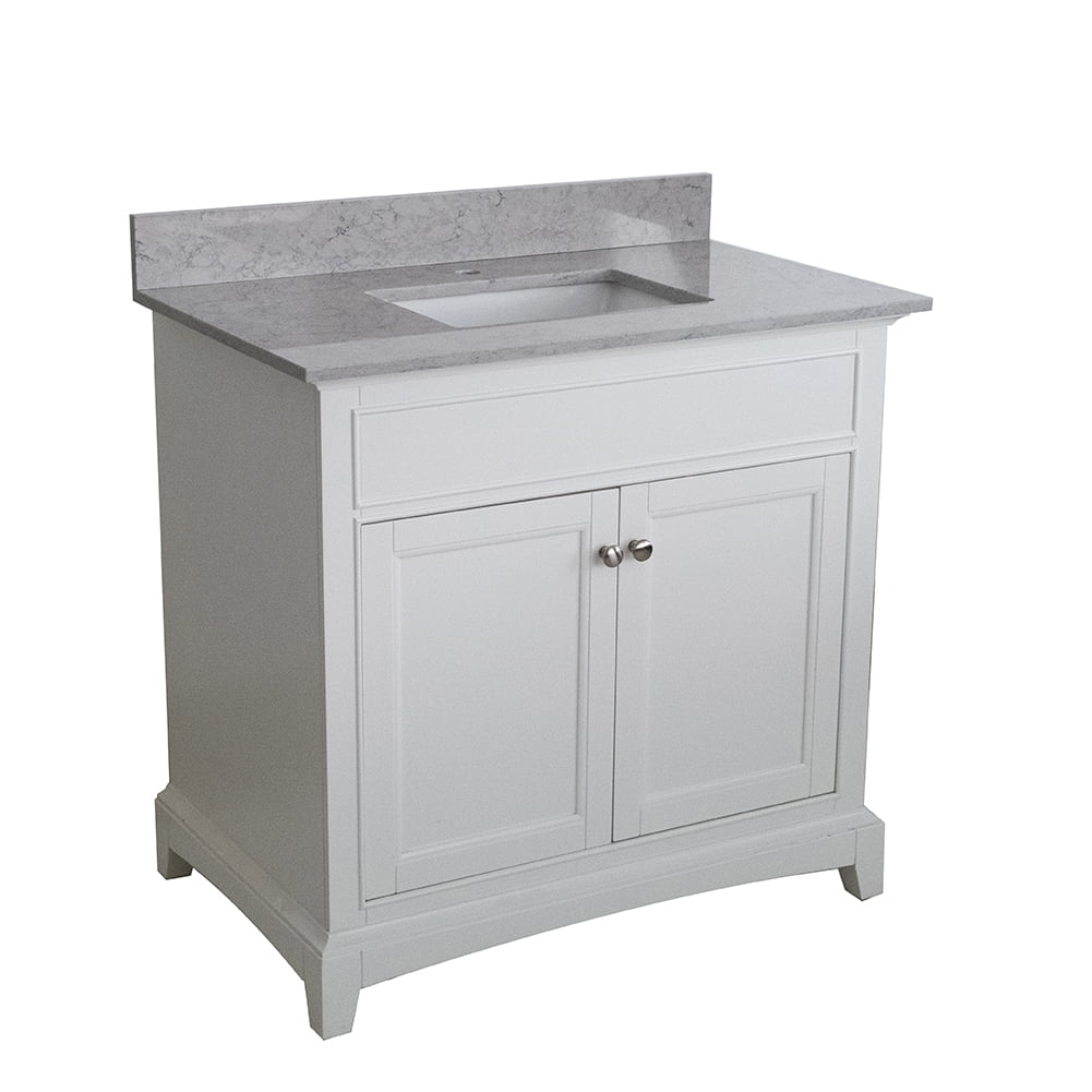OYang 31 Inch Vanity Sink Top Stone Countertop with Rectangular ...