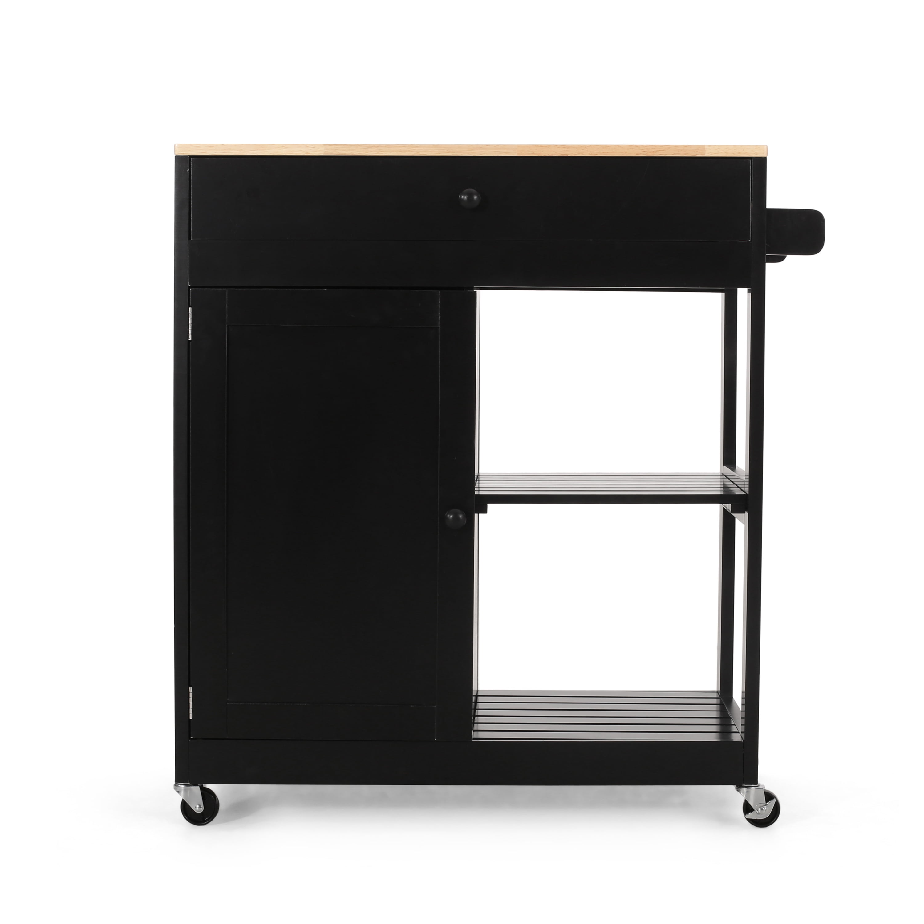 OYang Rolling Kitchen Island, Mobile Kitchen Island with Wheels, 2 ...
