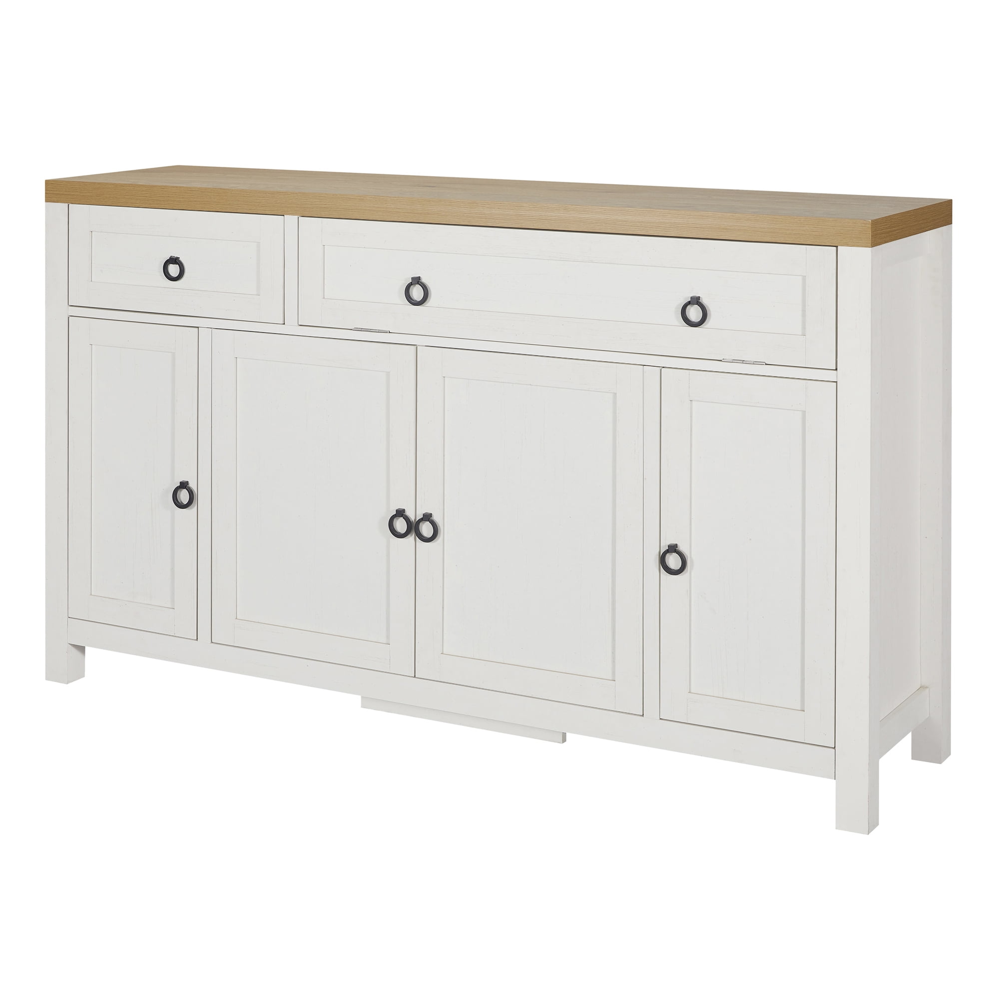 OYang Sideboard, Buffet Cabinet with Flip Door And 1 Drawers, 4 Height ...