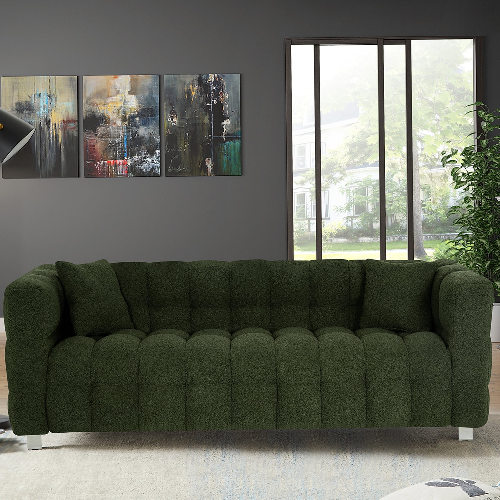 OYang Sofa Couch for Living Room，Modern Upholstered Comfy Couch Sofas ...