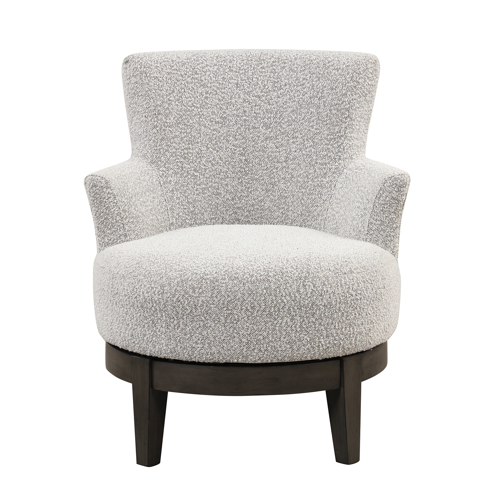 OYang Wingback 360 Degree Swivel Chair Elegant Upholstered Seating with ...