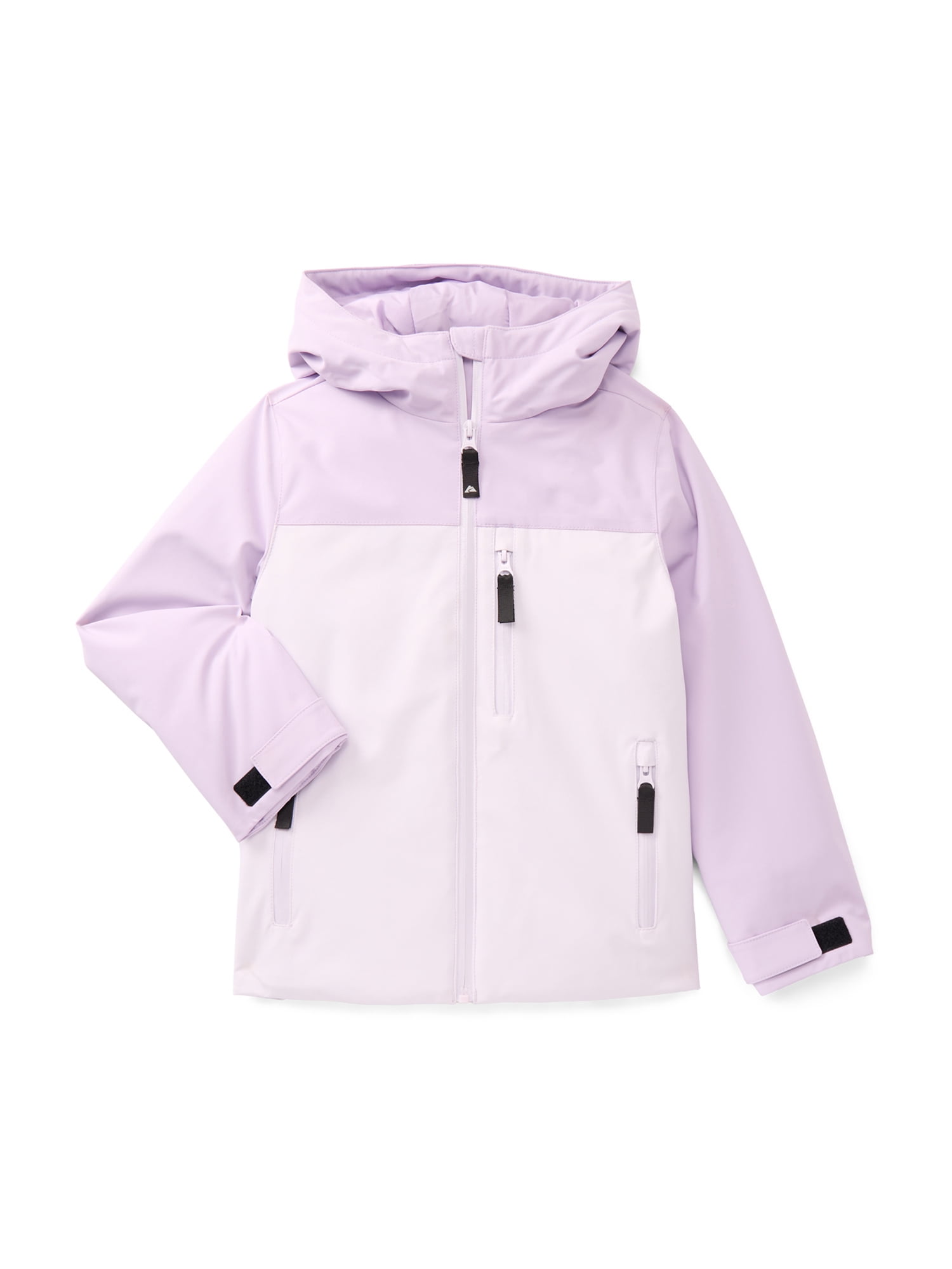 Ozark Trail Girls Snow and Ski Hooded Zip-Up Jacket, Sizes 4-18 ...
