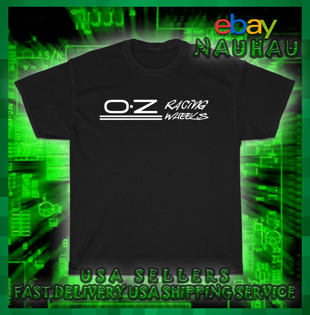 OZ Racing Logo Men's T-Shirt Brand New From American Size - Walmart.com