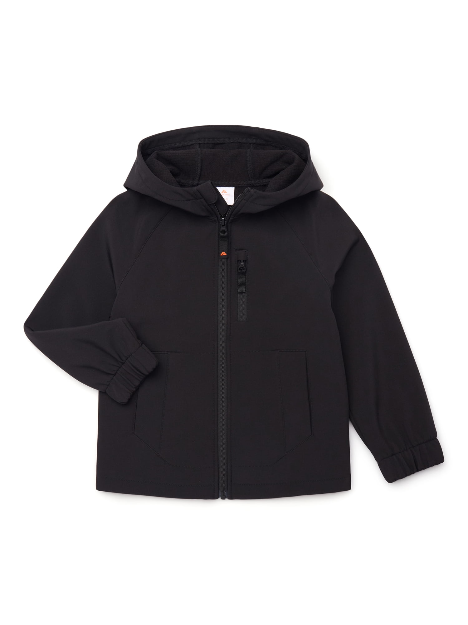 Ozark Trail Little and Big Boys Hooded Softshell Jacket, Lightweight ...