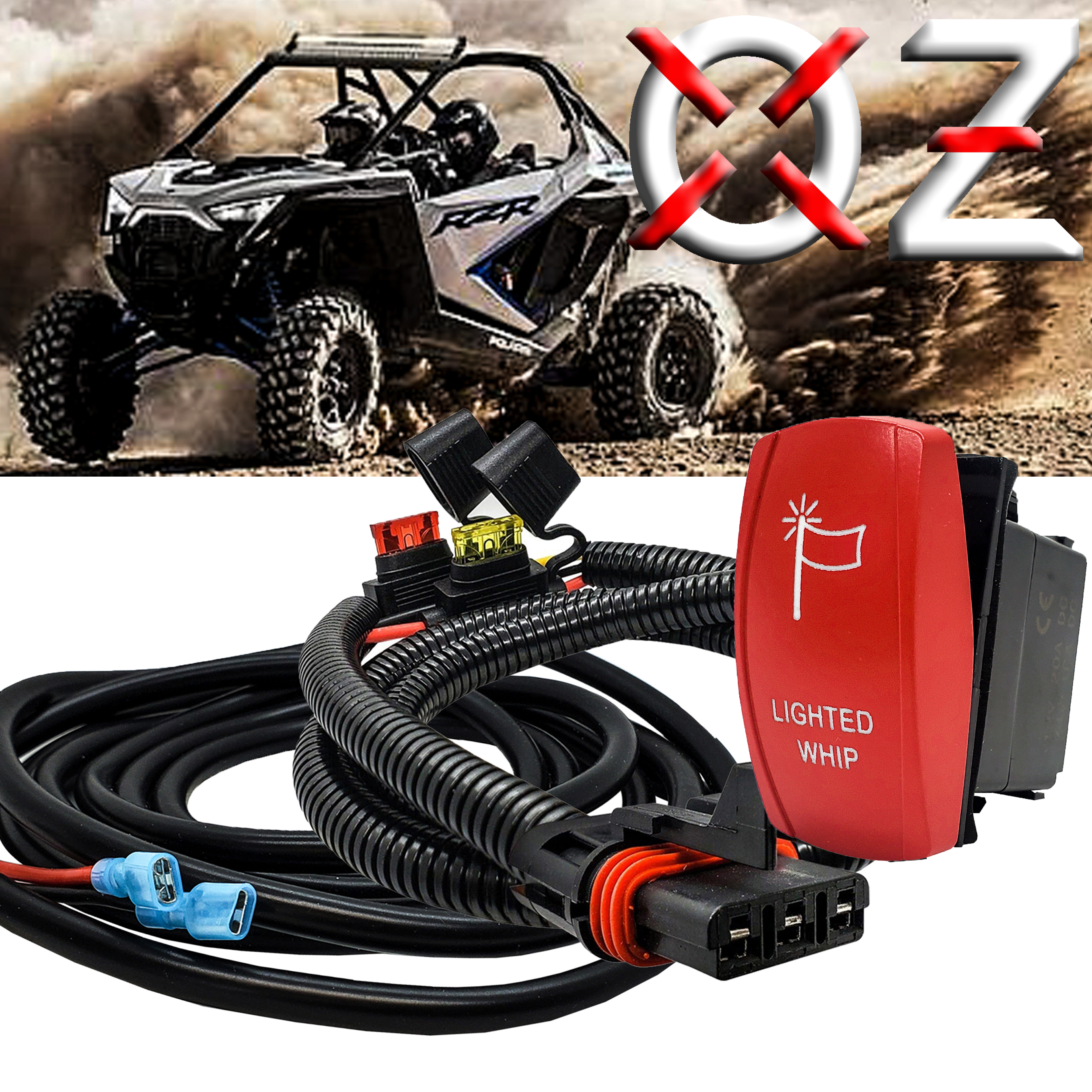 OZ-USA 10' Pulse Power Busbar Plug Wire Harness Kit with Laser-etched ...