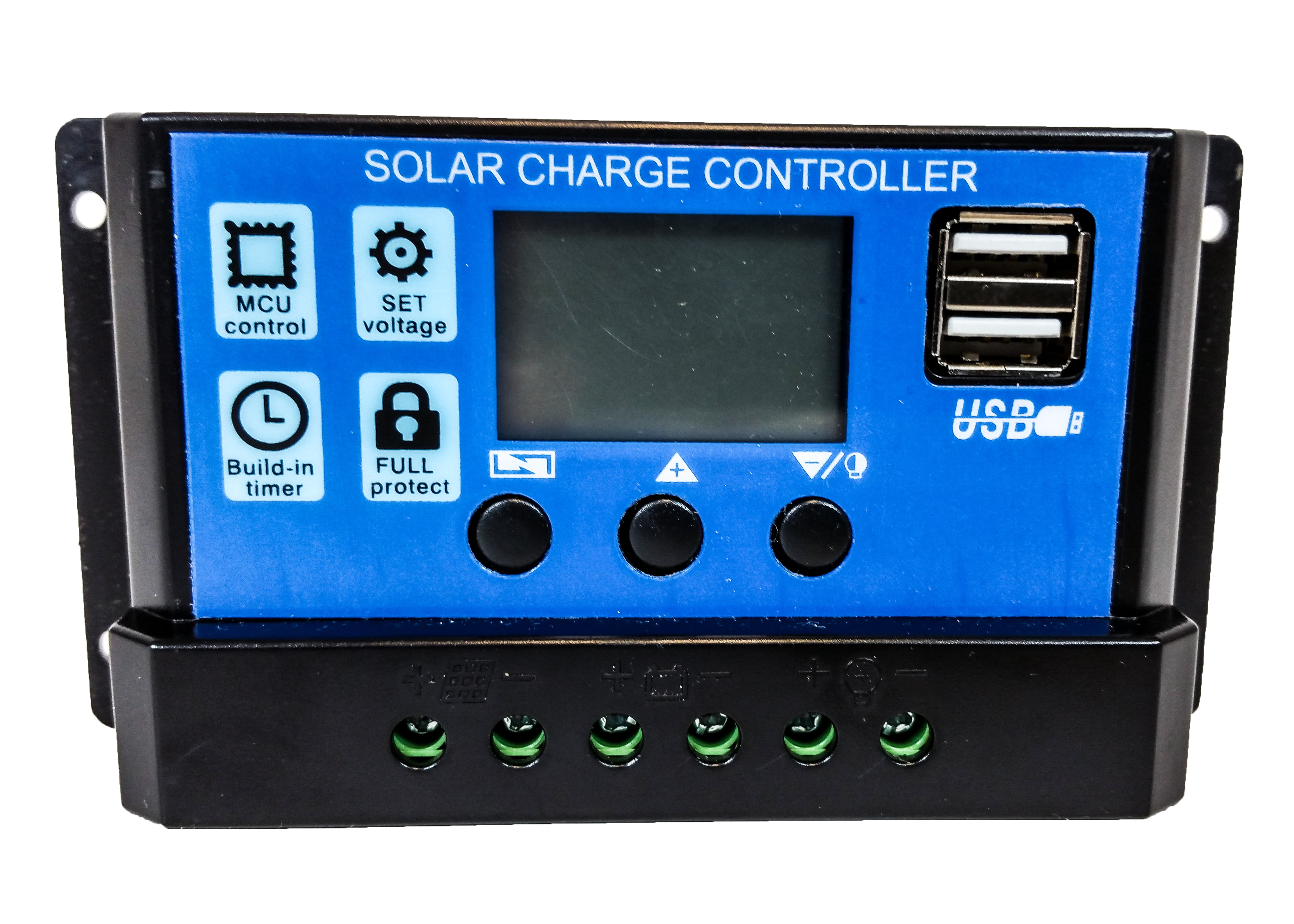 OZ-USA 20A Solar PV Panel Battery Charger Regulator Controller LCD ...