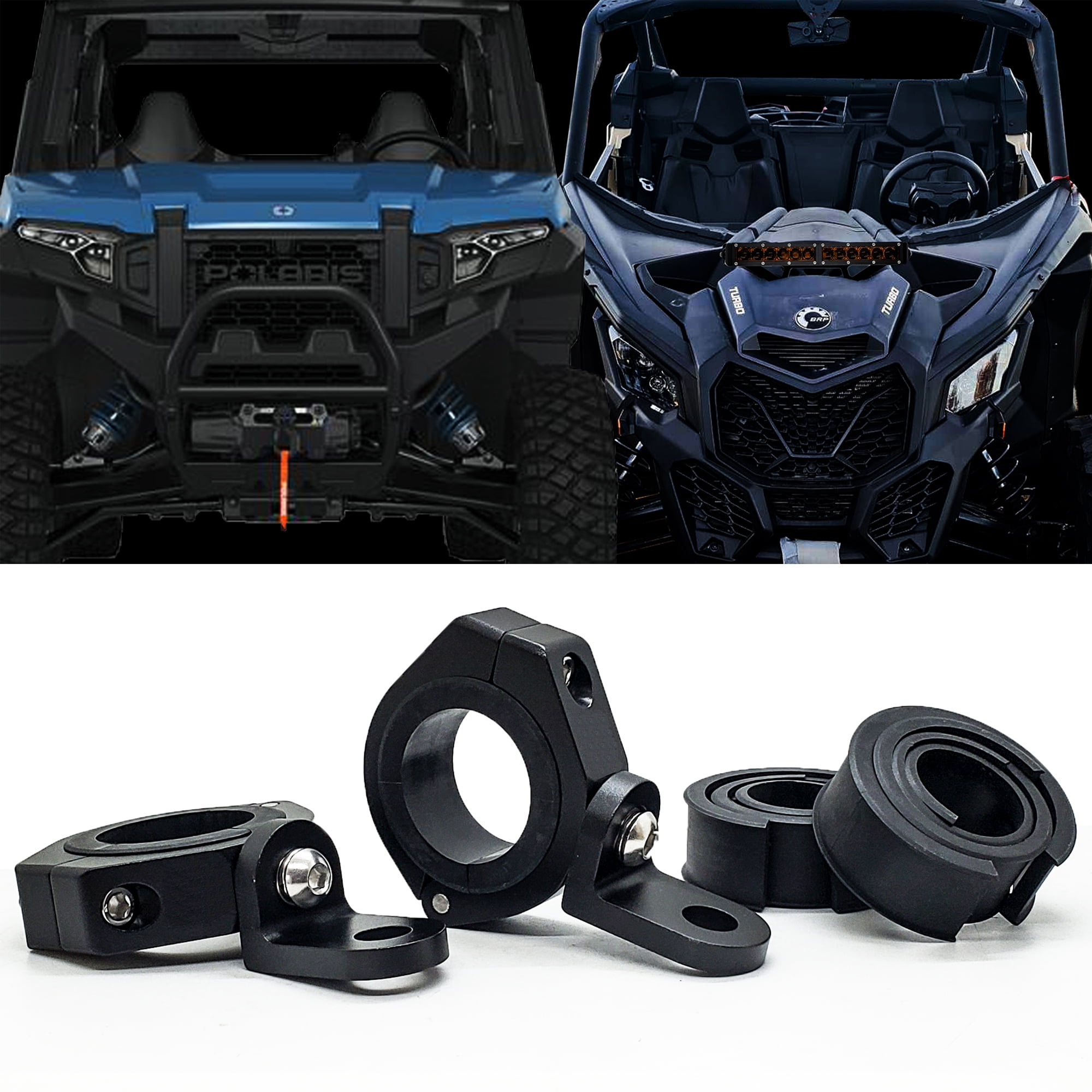 OZ-USA Pillar Mount Adjustable Roll Bar Clamp 360° Rotating Bracket for ...