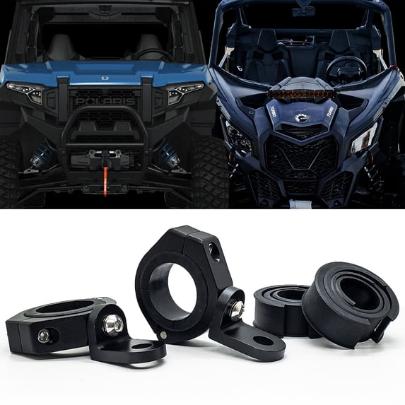 OZ-USA Pillar Mount Adjustable Roll Bar Clamp 360° Rotating Bracket for ...