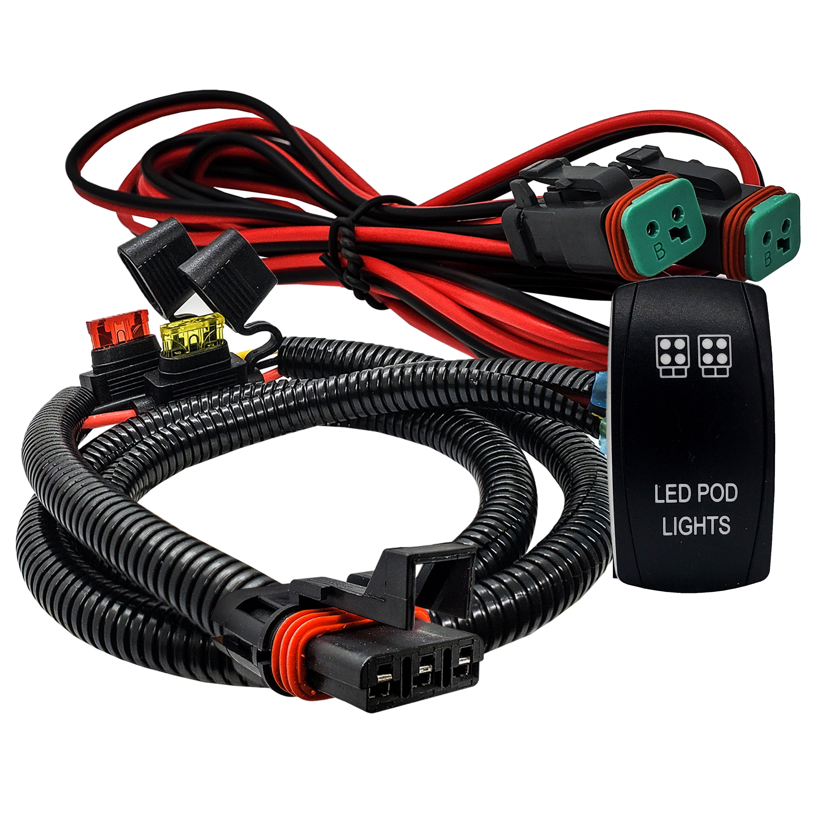 OZ-USA Power Bus Bar Plug Dual Split DT Deutsch Plug Connector Wire ...