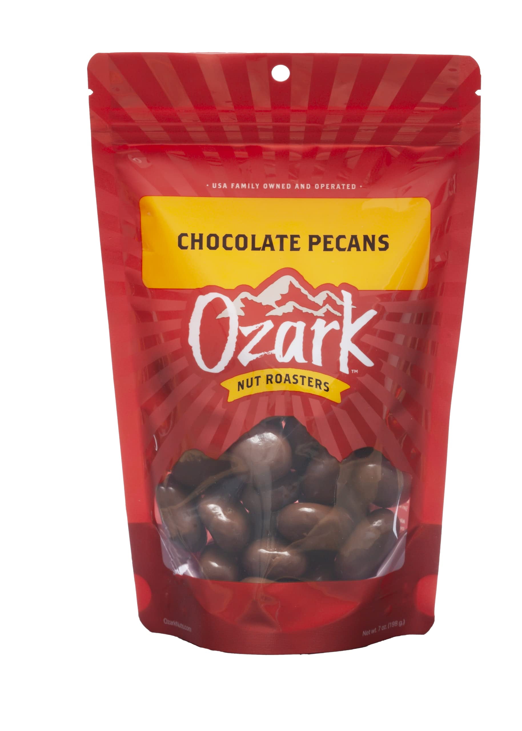OZARK NUT ROASTERS, Chocolate CM31 Pecans, Flavored Snack Nuts, World-Class Gourmet Candied ...