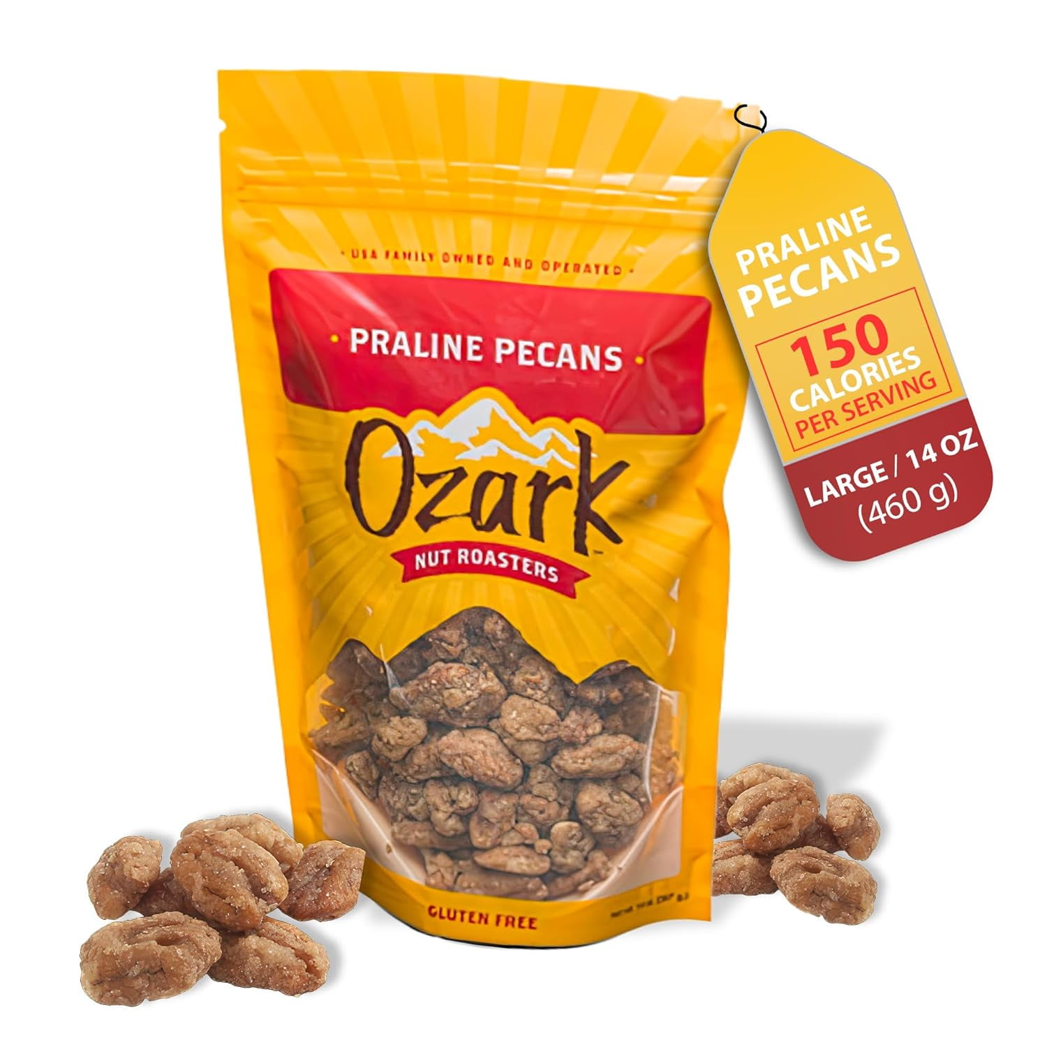 OZARK NUT ROASTERS, Praline Pecans, Sweet & Creamy French-Inspired ...