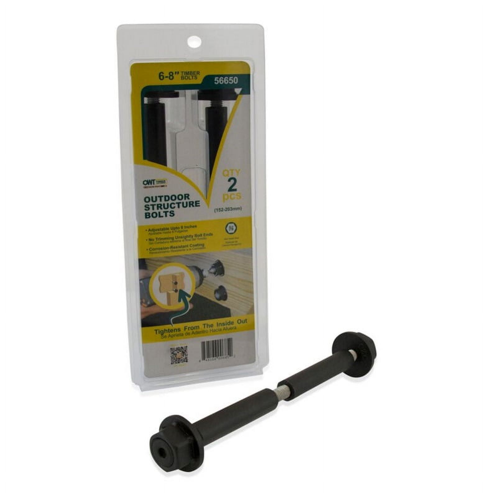 OZCO 3/4'' x 6"-8'' Timber Bolts - Ornamental Wood Ties - Walmart.com